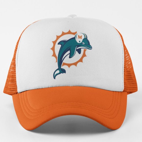 Team Fans | Accessories | New Miami Dolphins 997 Logo Foam Trucker Mesh Snapback Hat 2tone ...